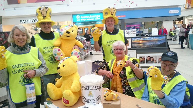 Redditch Lions supporting Pudsey in Redditch - The Redditch Standard