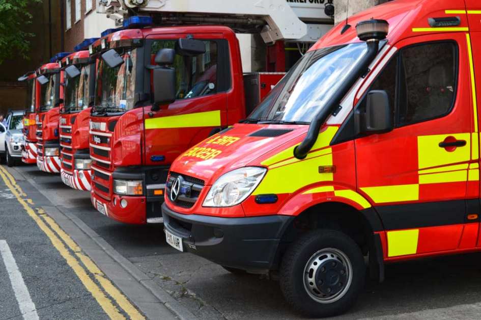 Fire crews from Redditch attend blaze in two-story derelict building ...