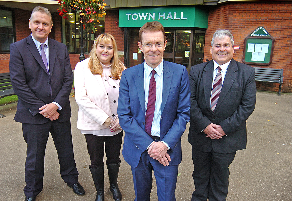 Metro Mayor pays a flying visit to Redditch - The Redditch Standard