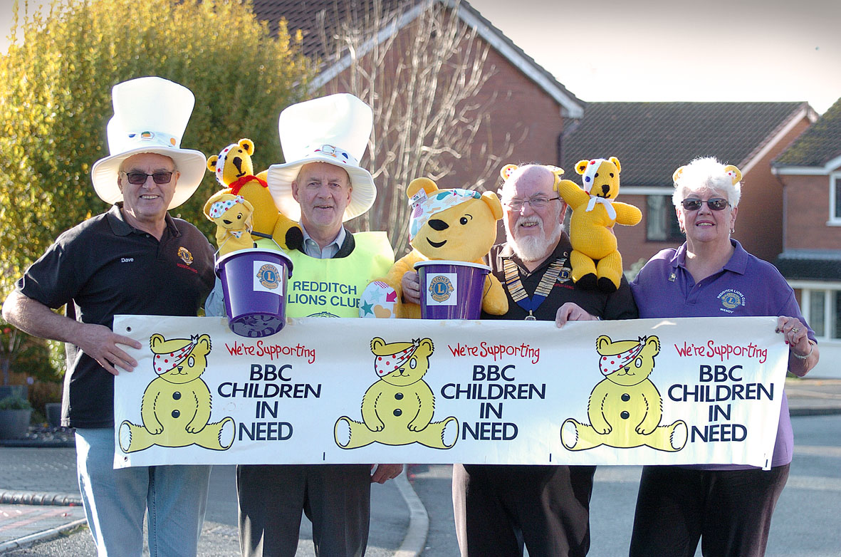 Big hearted Redditch Lions raise a bumper sum for Children in Need ...