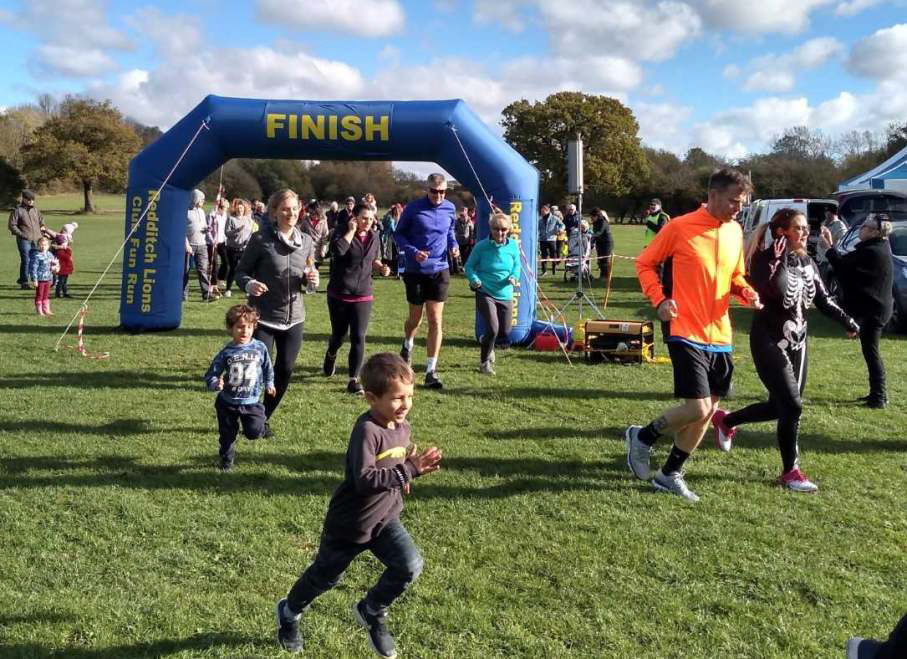 Redditch Lions fun run success - and they now turn to Children in Need ...