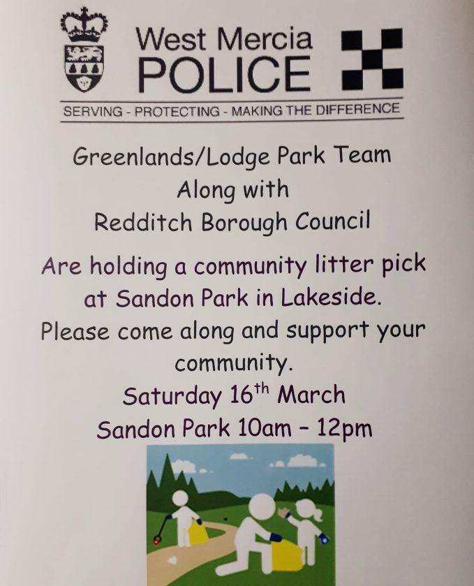 Have your say at PACT meeting with Redditch Police and Councillors ...