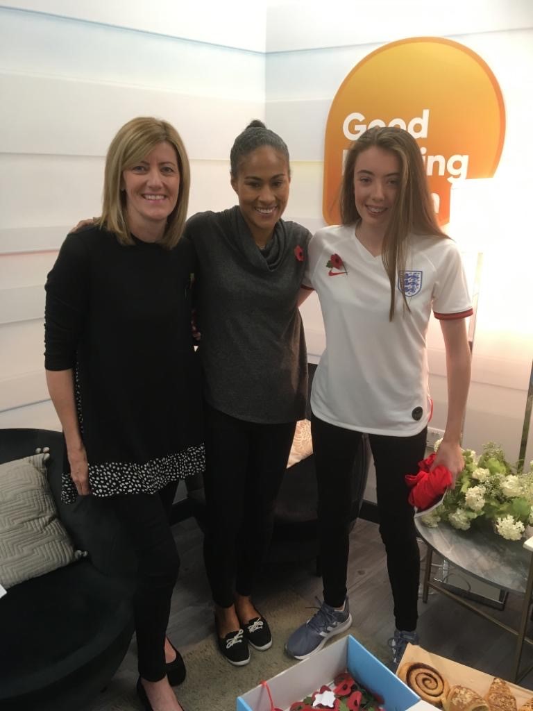 Redditch teenager in need of spine operation visits Good Morning ...