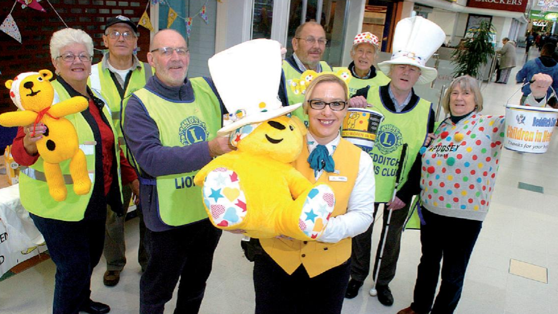 Redditch Lions receive warm welcome from shoppers during Children in ...