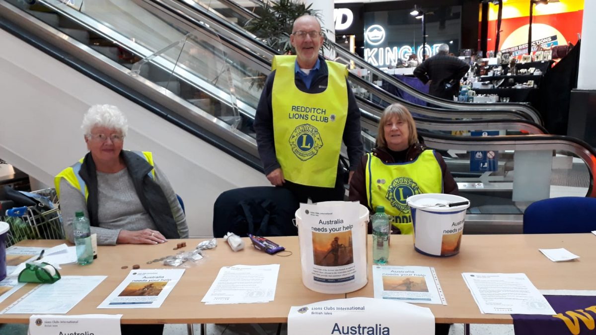 Big hearted Redditch Lions raise vital funds to combat Oz bushfires ...