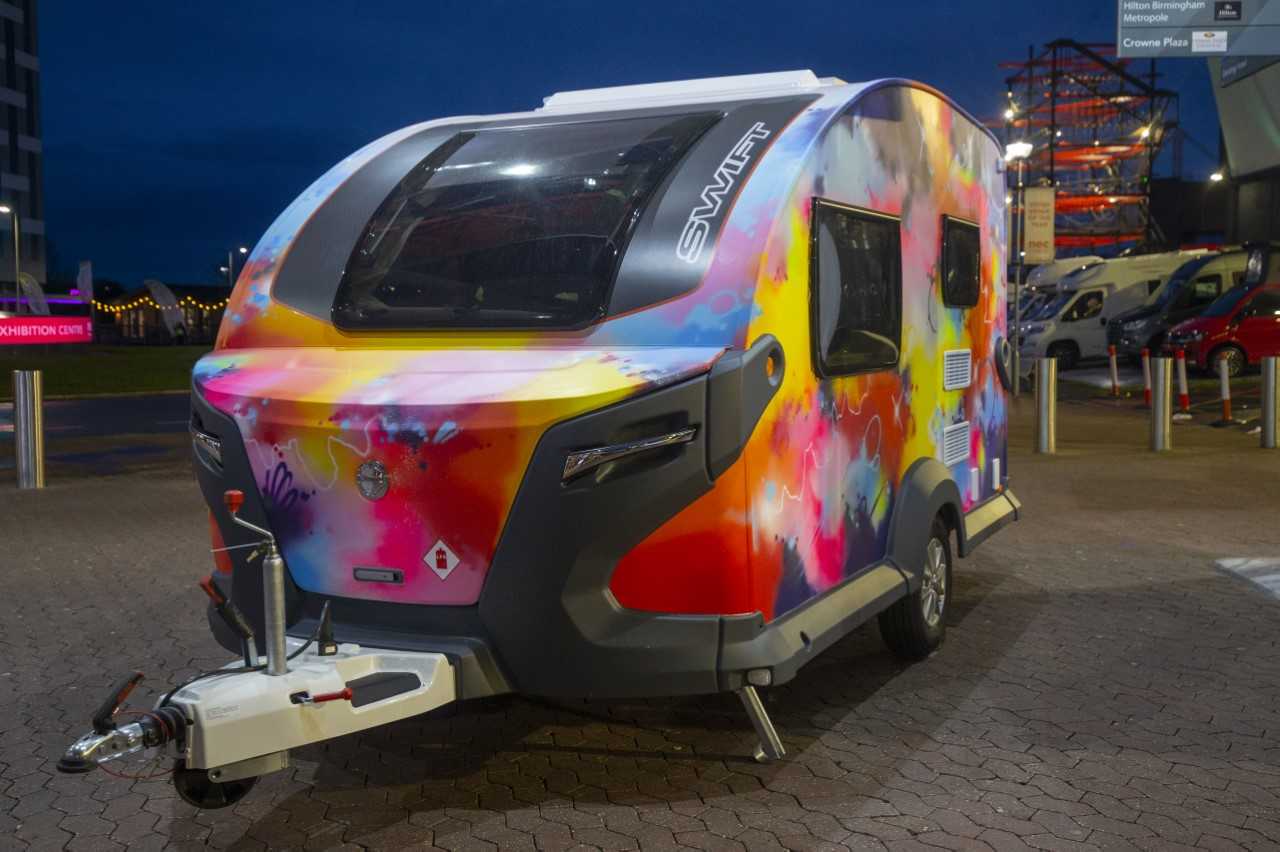 Chance to win amazing spray-painted caravan at popular NEC show - The ...