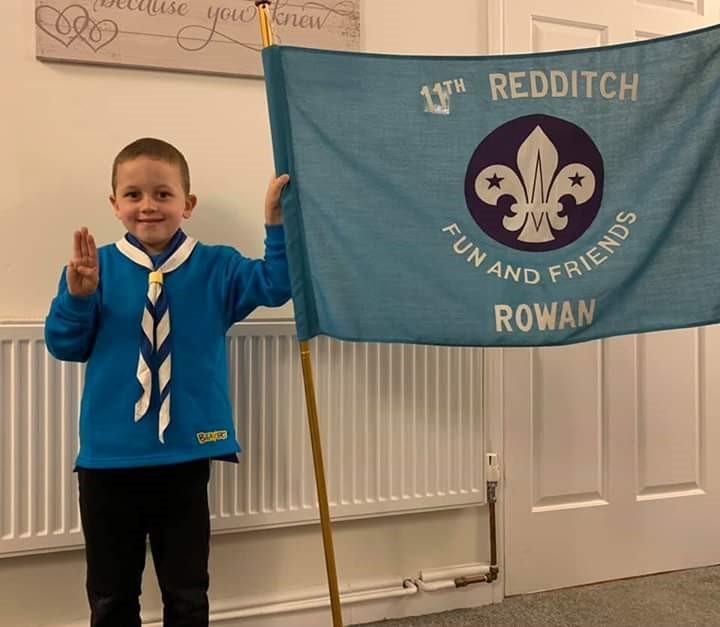 Euan takes the oath online as first virtual Redditch Beaver Scout - The ...