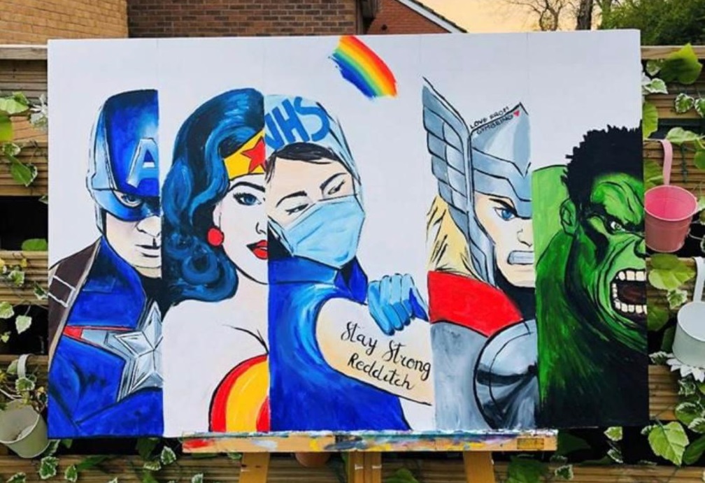 Artistic tribute to Alex nurses as Gavin says 'thank you' to the NHS ...
