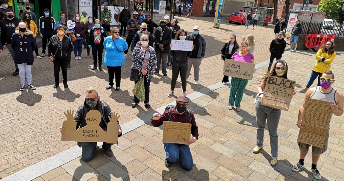 "Right here in Redditch, we can't breathe" - protesters speak out - The ...