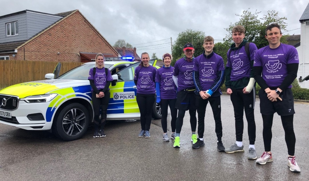 Top cop Andy's 210 mile challenge in aid of UK charity RoadPeace - The ...