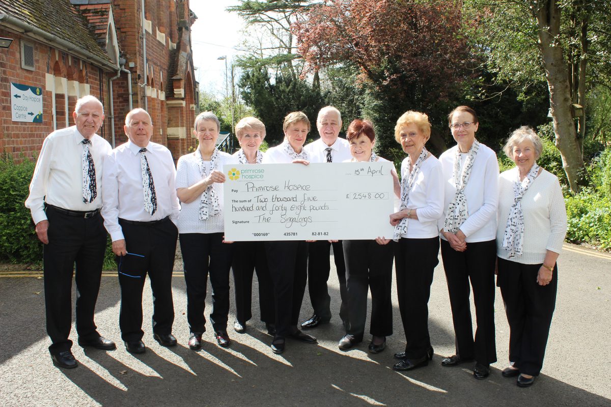 Singalongs bring in the cash for Primrose Hospice - The Redditch Standard