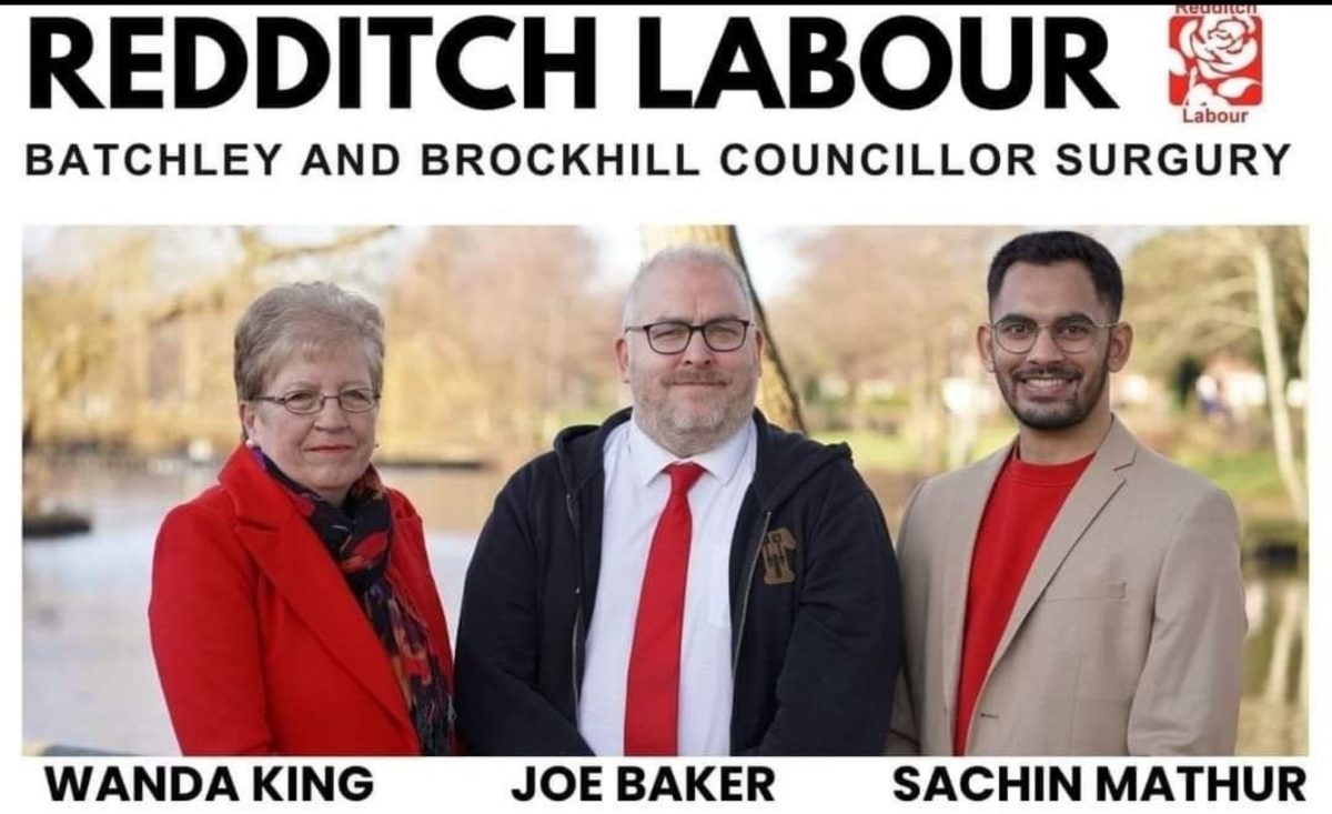 Redditch Labour Councillors urging residents to come and see them at ...