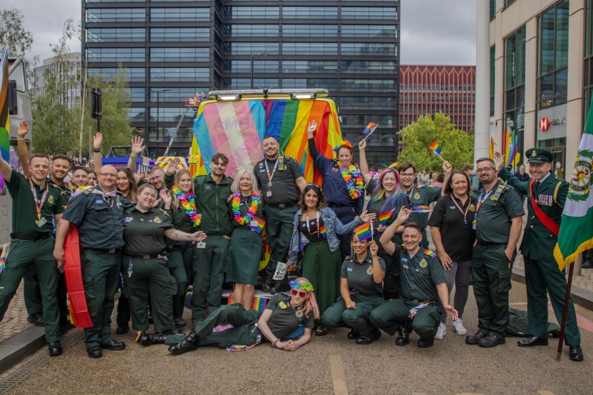 West Midlands Ambulance Service is 'proud to be here' this PRIDE month ...