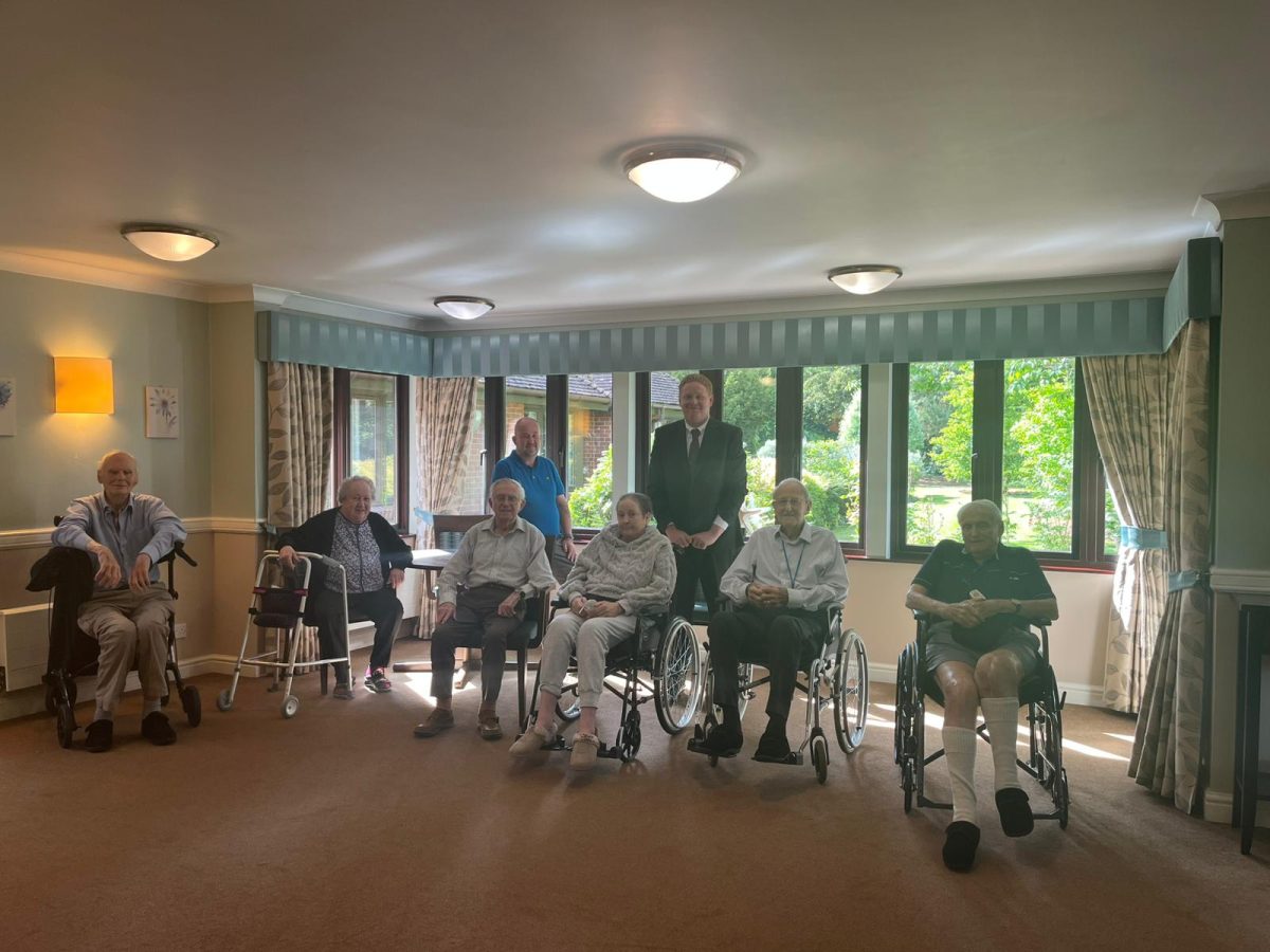 Redditch MP Chris Bloore visits care home to share insights on life as ...